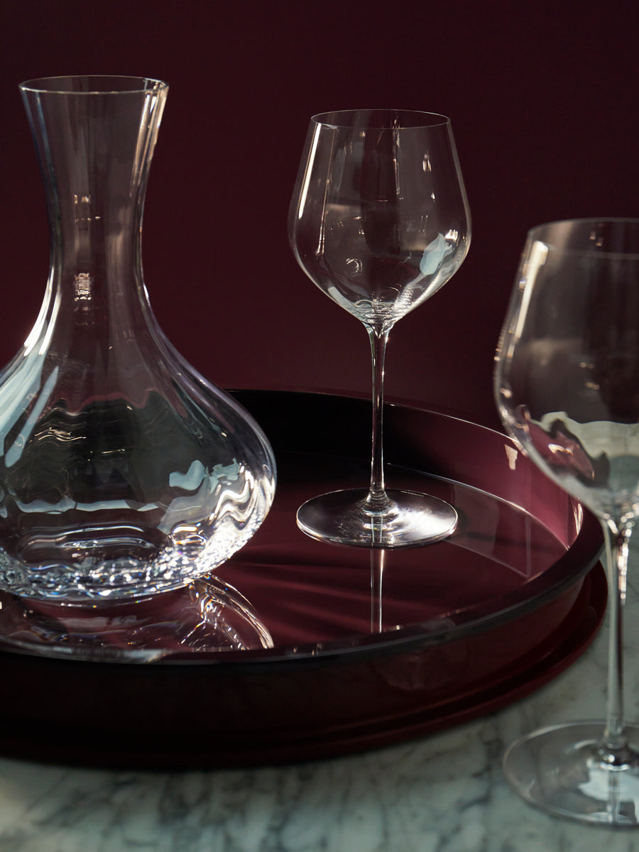 Clear Elegance Hand-Blown Crystal Red Wine Glasses (Set of 2) by ...