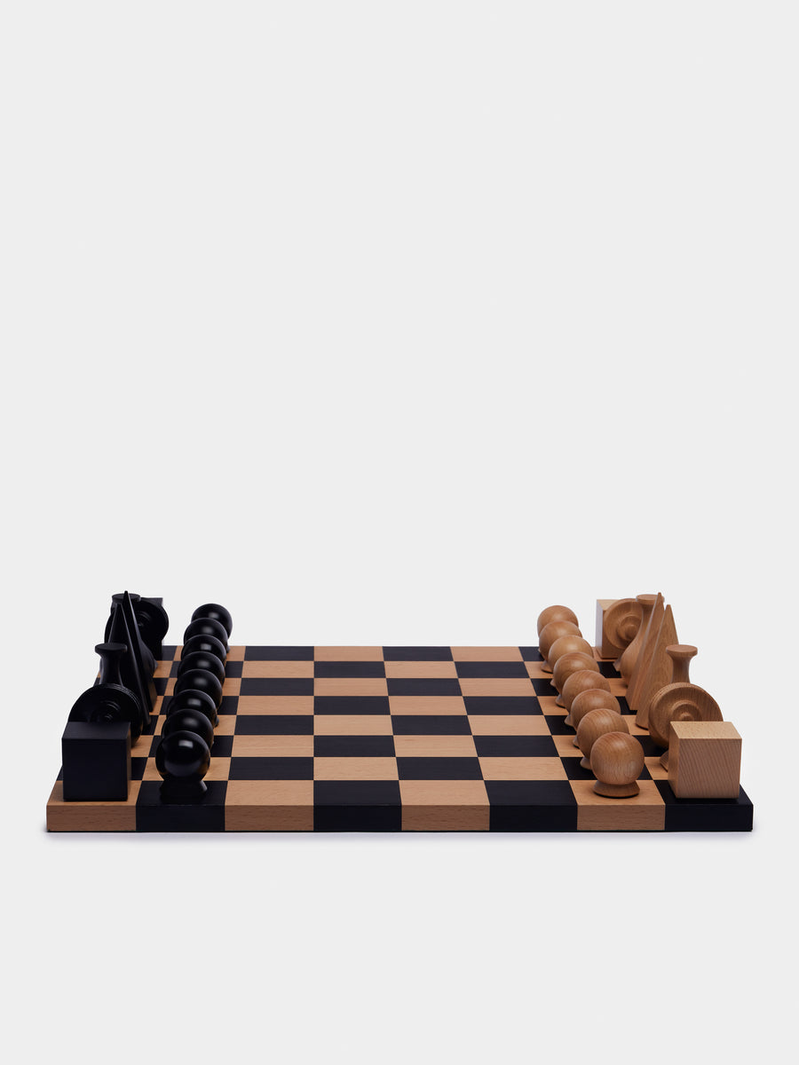 Multiple Beech Wood Chess Set by Man Ray | ABASK