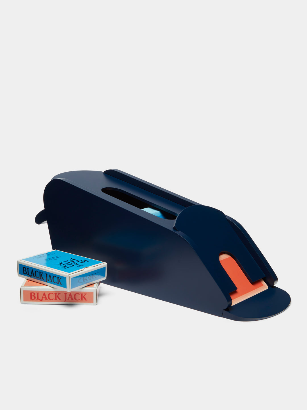 Blue Playing Cards with Dealer Shoe by Dal Negro | ABASK