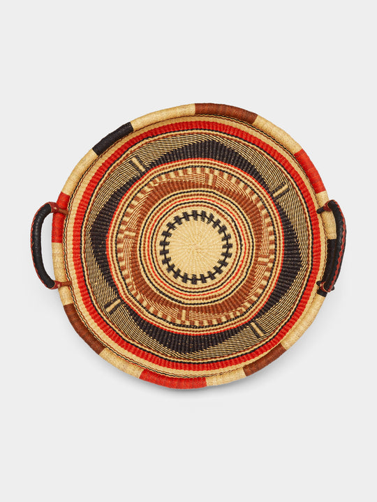 Multiple Banasco Handwoven Elephant Grass Lidded Basket by Baba Tree | ABASK UK