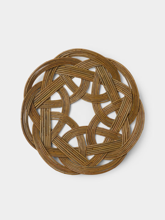 Brown Handwoven Willow Mini Forager Basket by Rachel Bower | ABASK UK