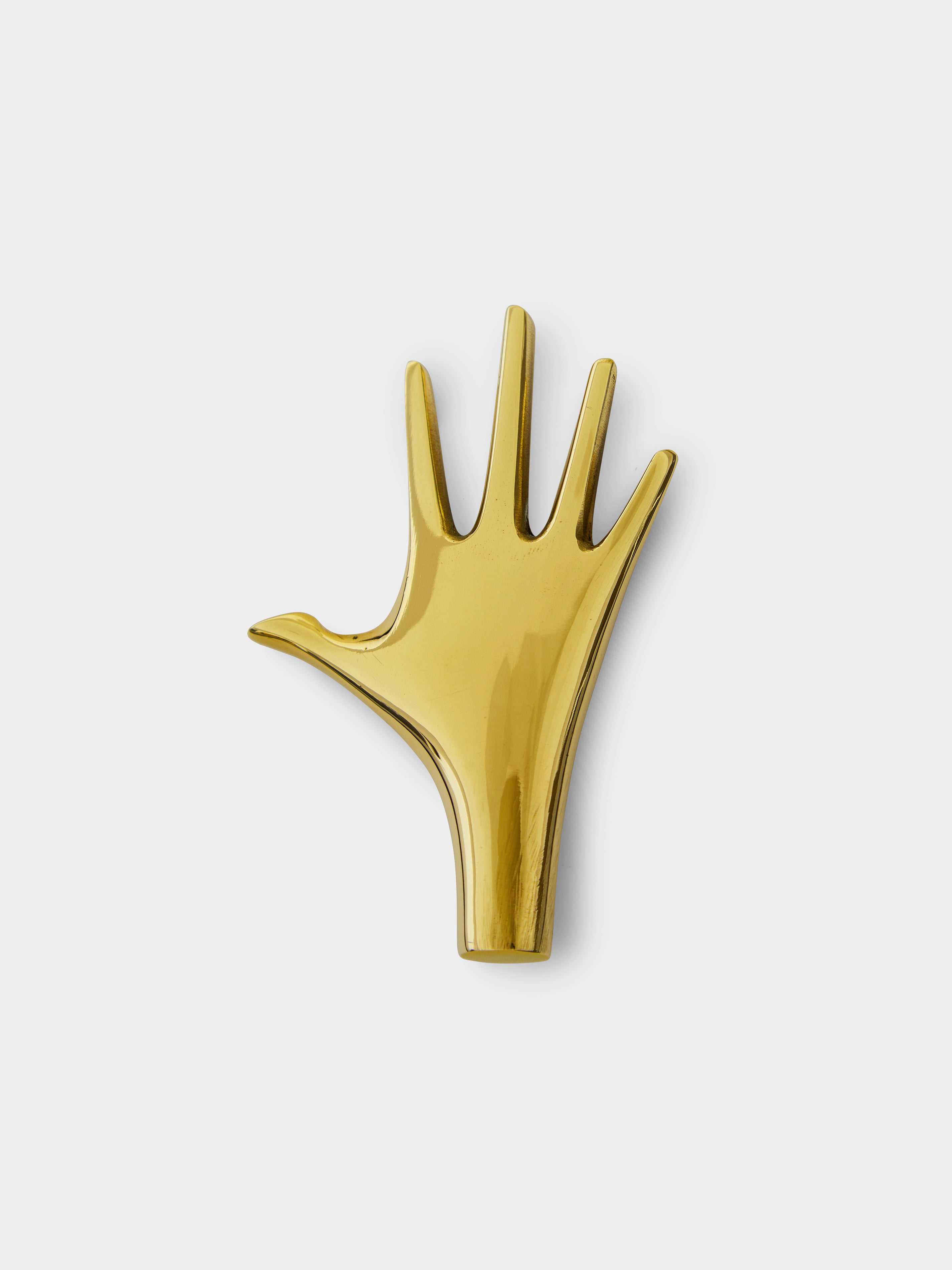 Metallics Hand Brass Paperweight by Carl Auböck | ABASK US