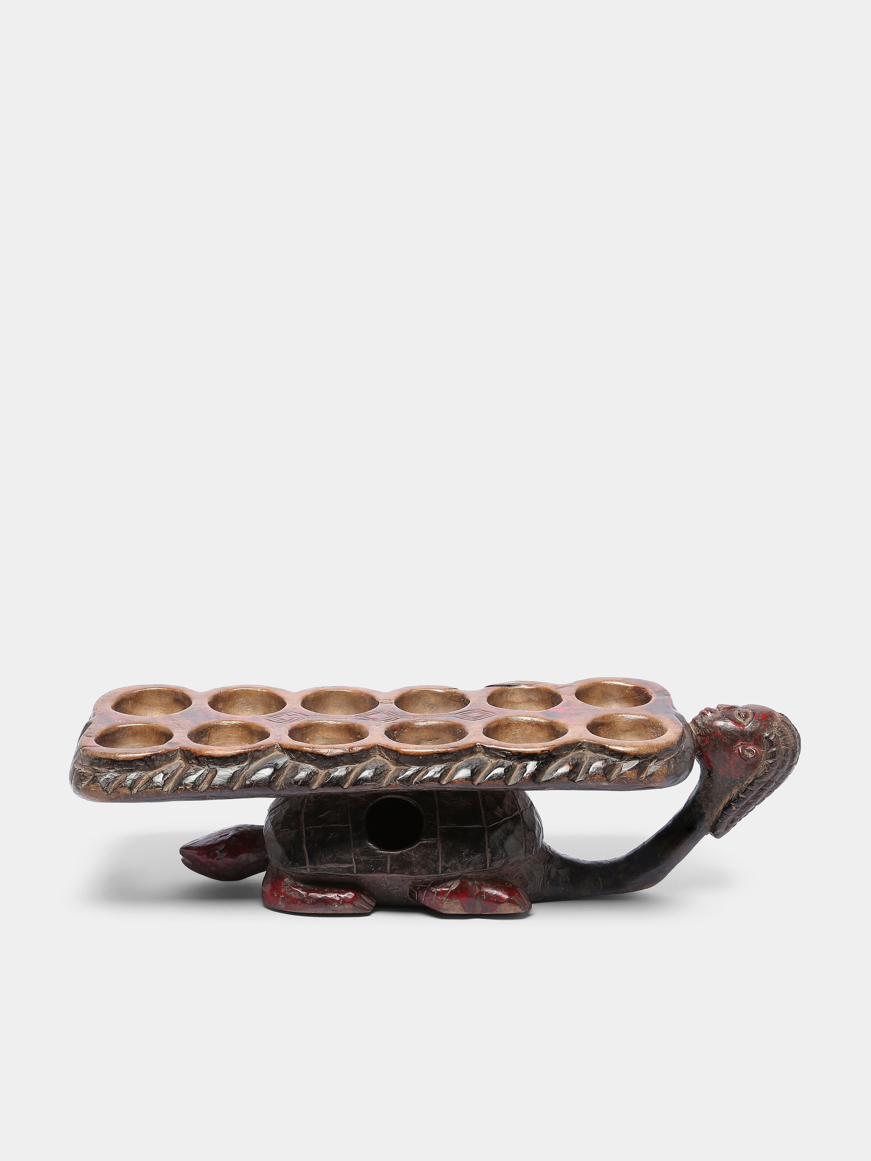 Brown African Mancala Board by Antique and Vintage | ABASK UK