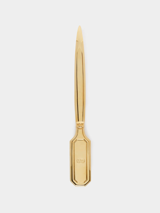 Metallics Gold-Plated Pencil Sharpener by El Casco | ABASK